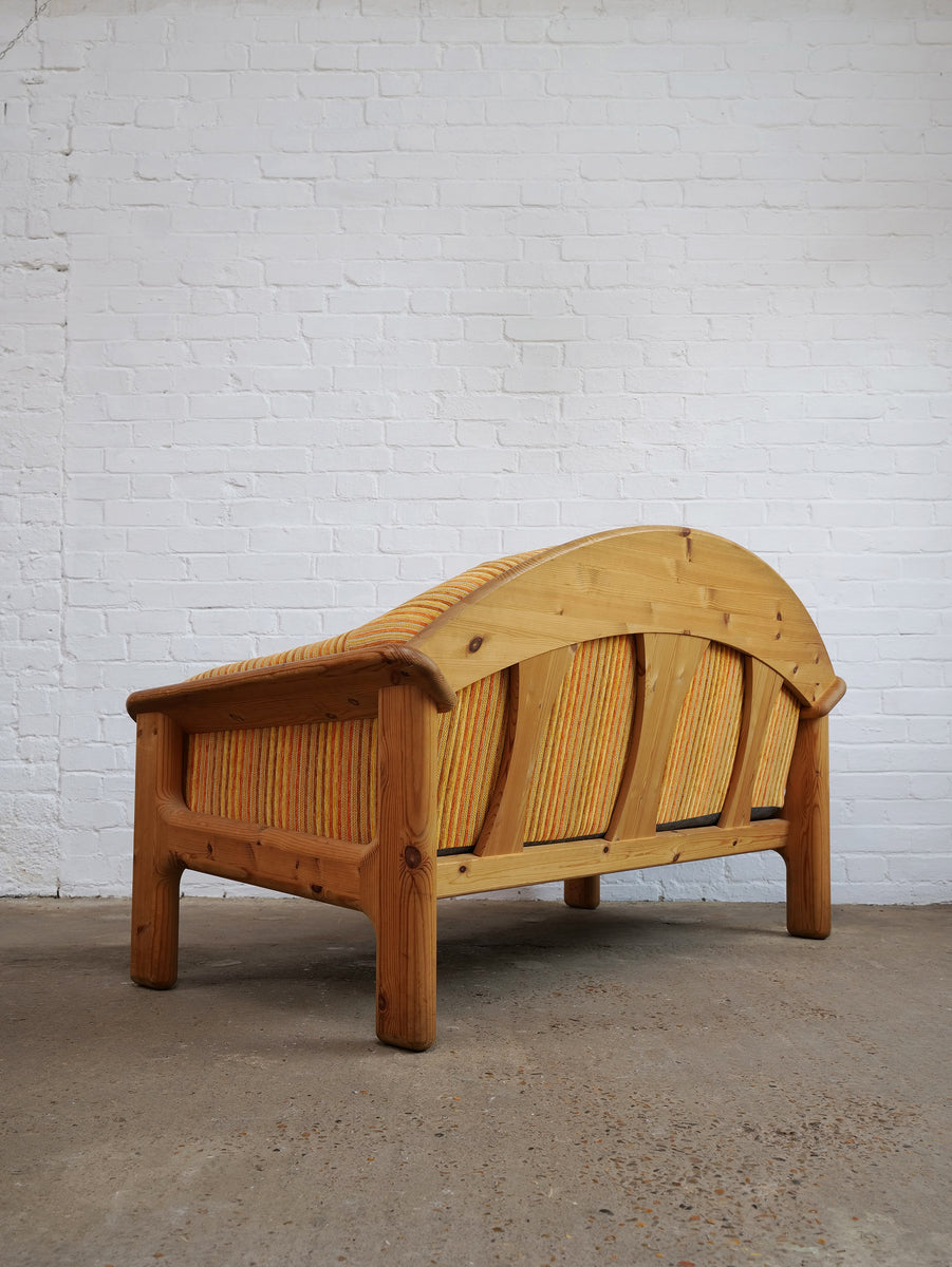 Danish Chunky Pine Sofa – Vantage Living