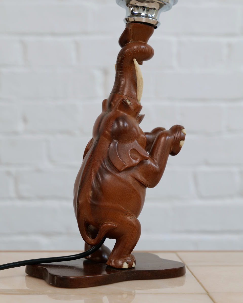CARVED ELEPHANT LAMPS – Vantage Living