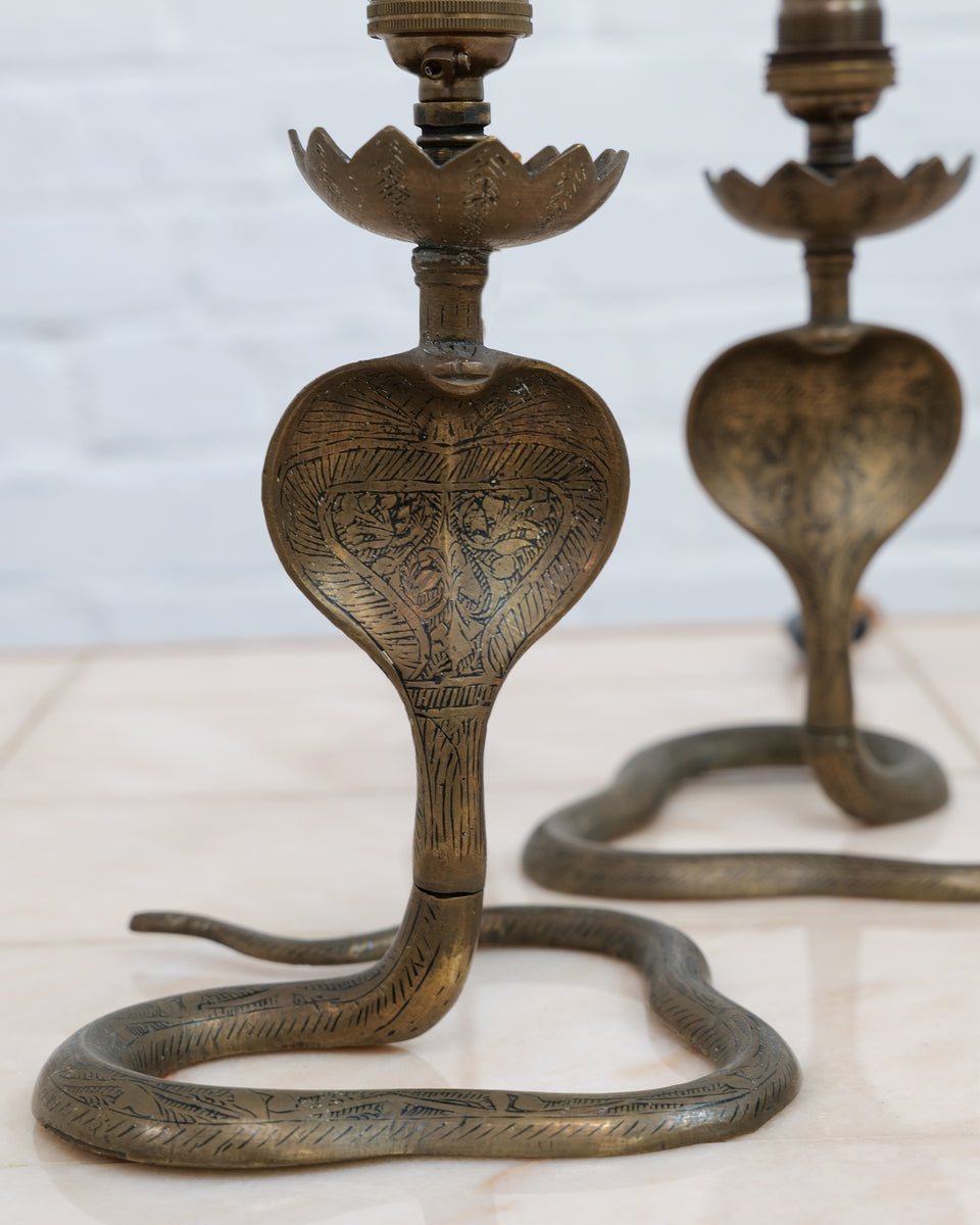 PAIR OF SERPENT LAMPS – Vantage Living