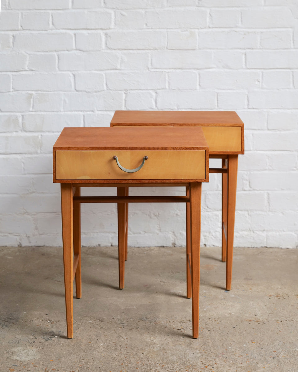 Pair of 1950's Meredew Bedside Tables – Vantage Living
