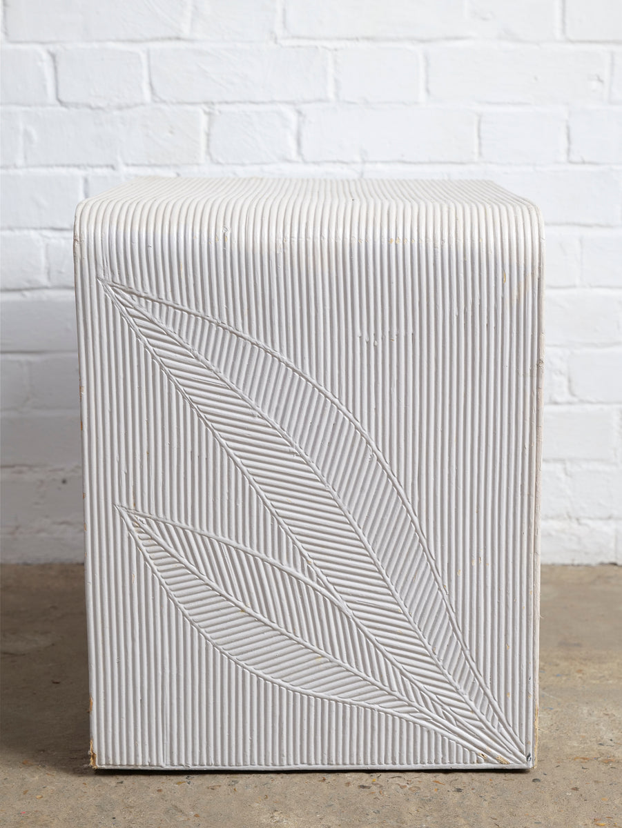 PAIR OF PENCIL REED BEDSIDE TABLES – Vantage Living