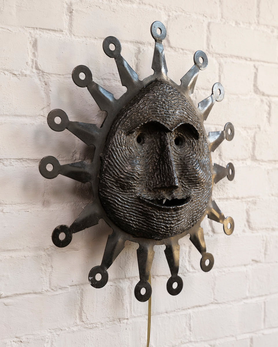 Brutalist Metal Sun Wall Light - EXCLUSIVELY AVAILABLE AT THE SPOTLIGH ...
