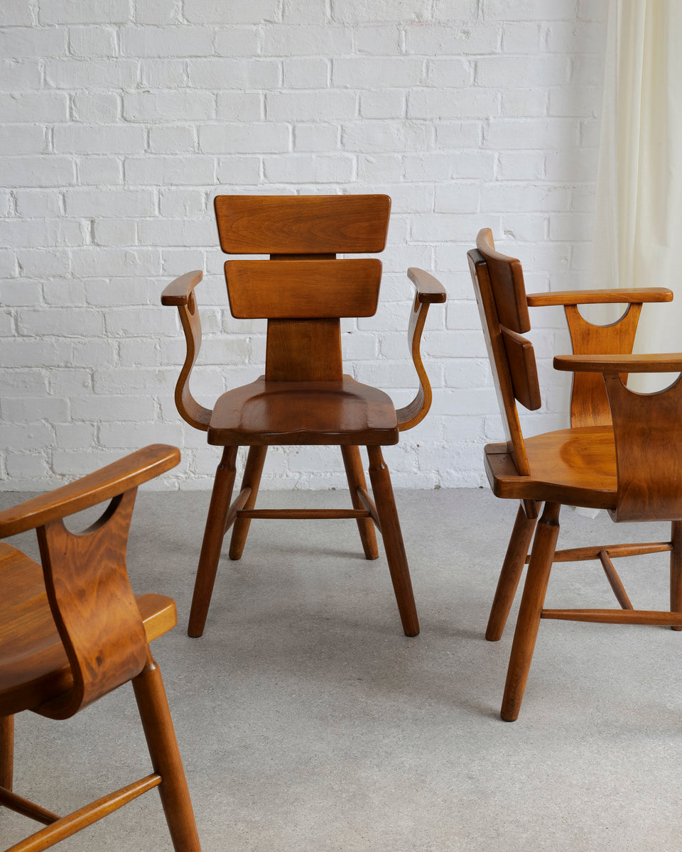 Bent Wood Post Modern Chairs – Vantage Living
