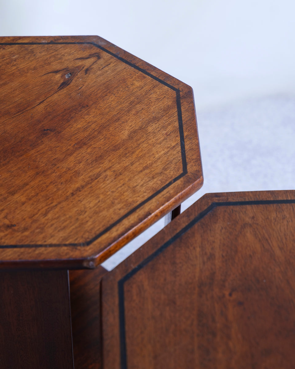 Pair of Solid Oak Deco Side Tables – Vantage Living