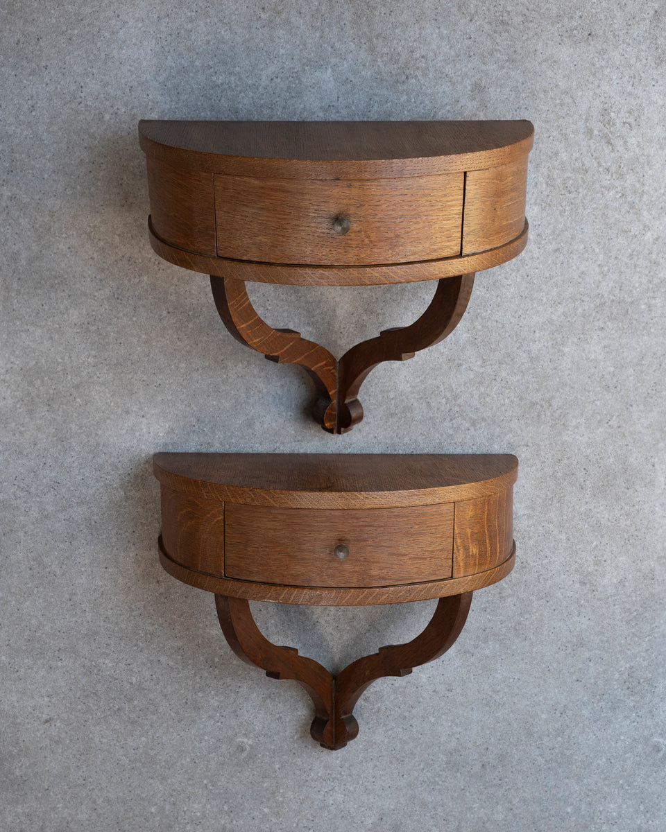 Pair Of Wall Mounted Consoles – Vantage Living