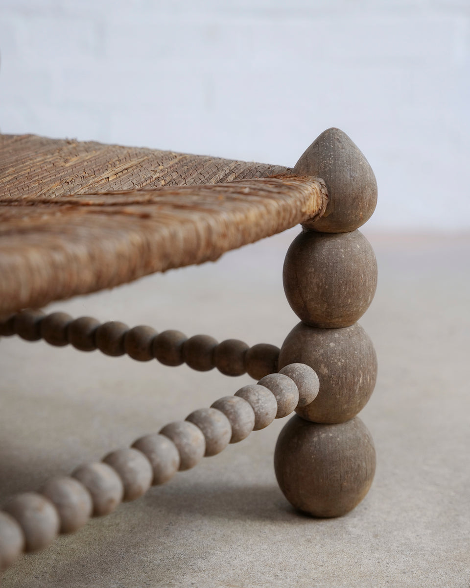 Fire side Bobbin Chair in the style of Charles Dudouyt – Vantage Living