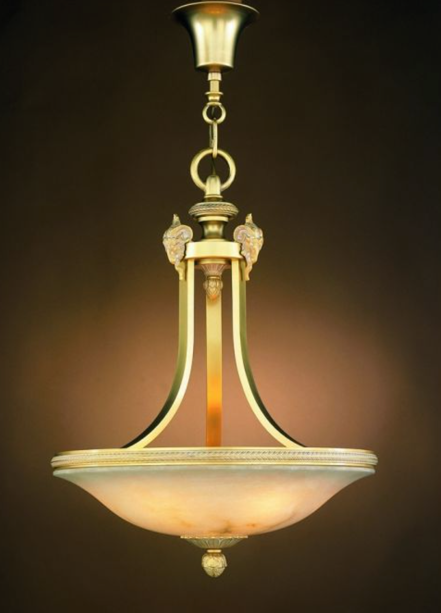 Large Alabaster Light Fitting – Vantage Living
