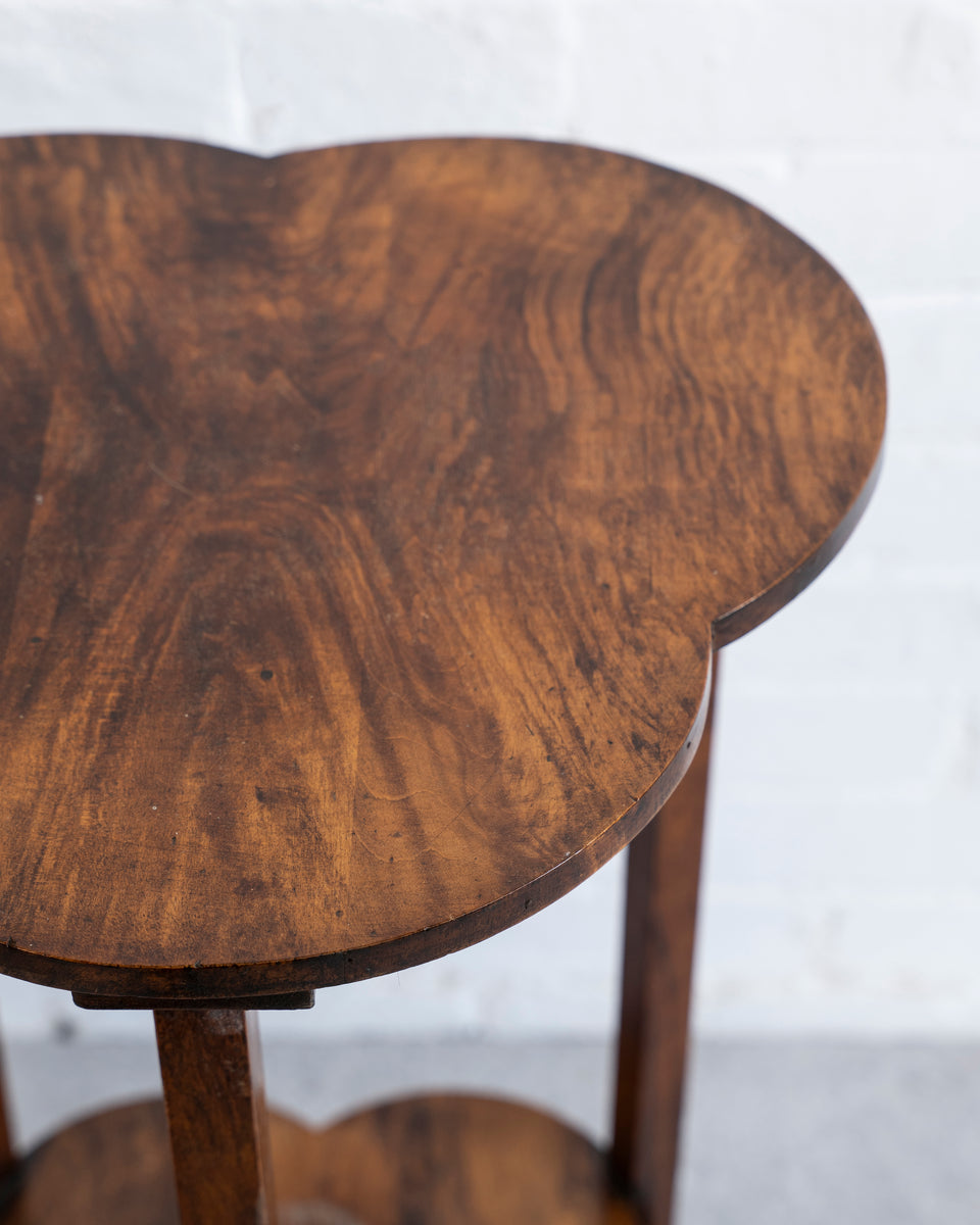 Three Leaf Clover Mahogany Side Table – Vantage Living