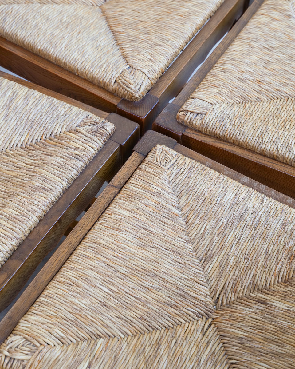 Razor Back Rush Seat Dining Chairs – Vantage Living