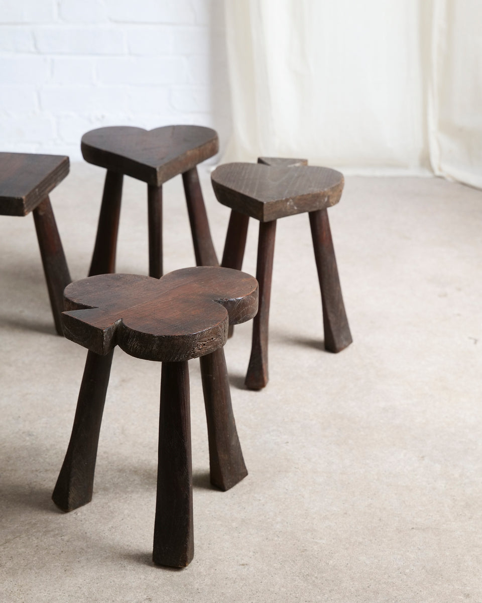 Set Of 4 Card Suits Stools – Vantage Living