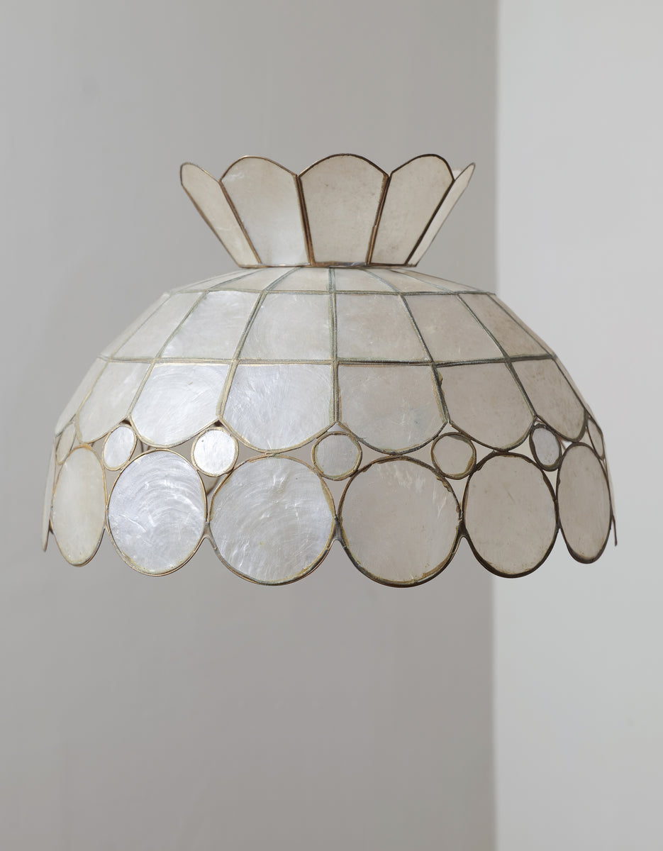 French Capiz Shell Ceiling Pendants – Vantage Living