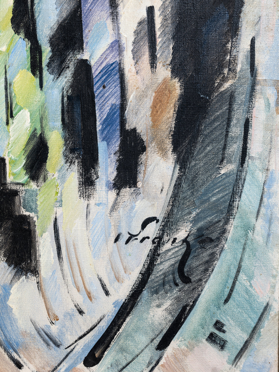 Swedish Abstract By Artist Ivar Franke – Vantage Living